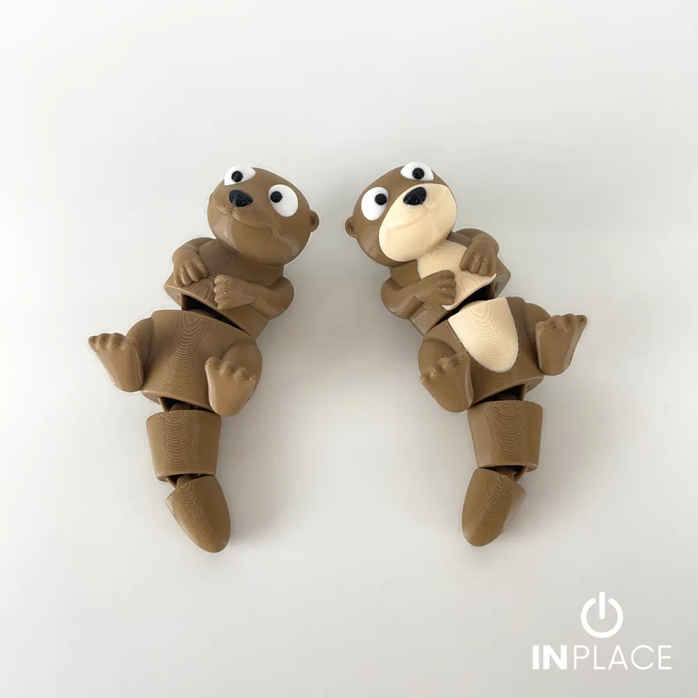 Cute River Otter Articulated by InPlace MakerWorld: Download Free 3D Models