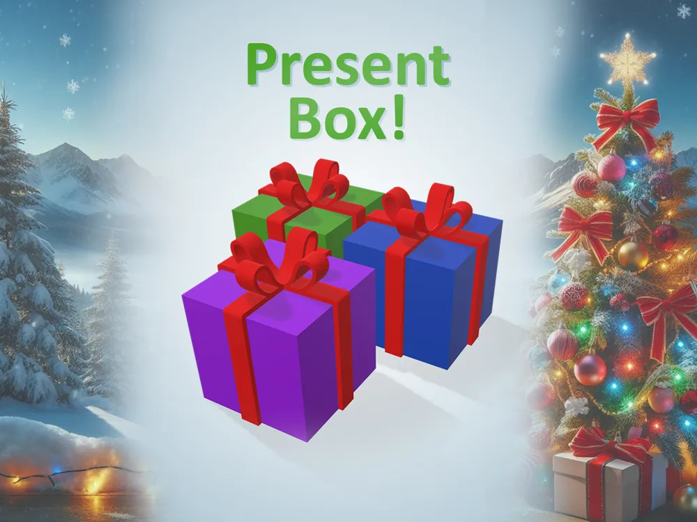 Present Box by Geeks3D - MakerWorld
