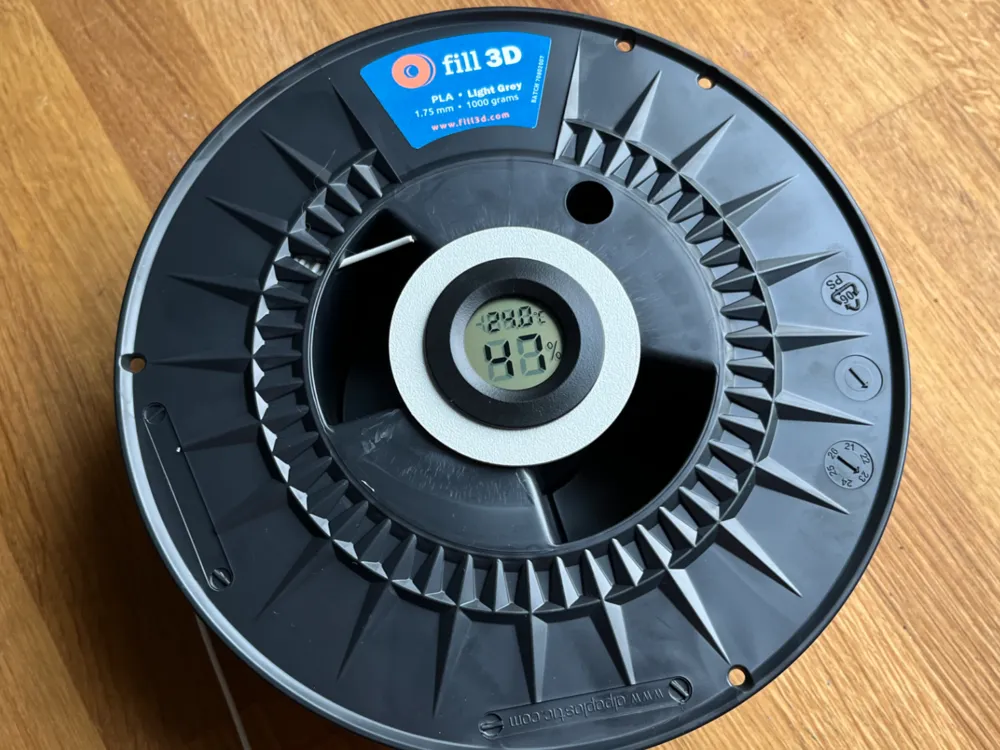 Humidity sensor spool bracket, Fill3D spools by futuri - MakerWorld