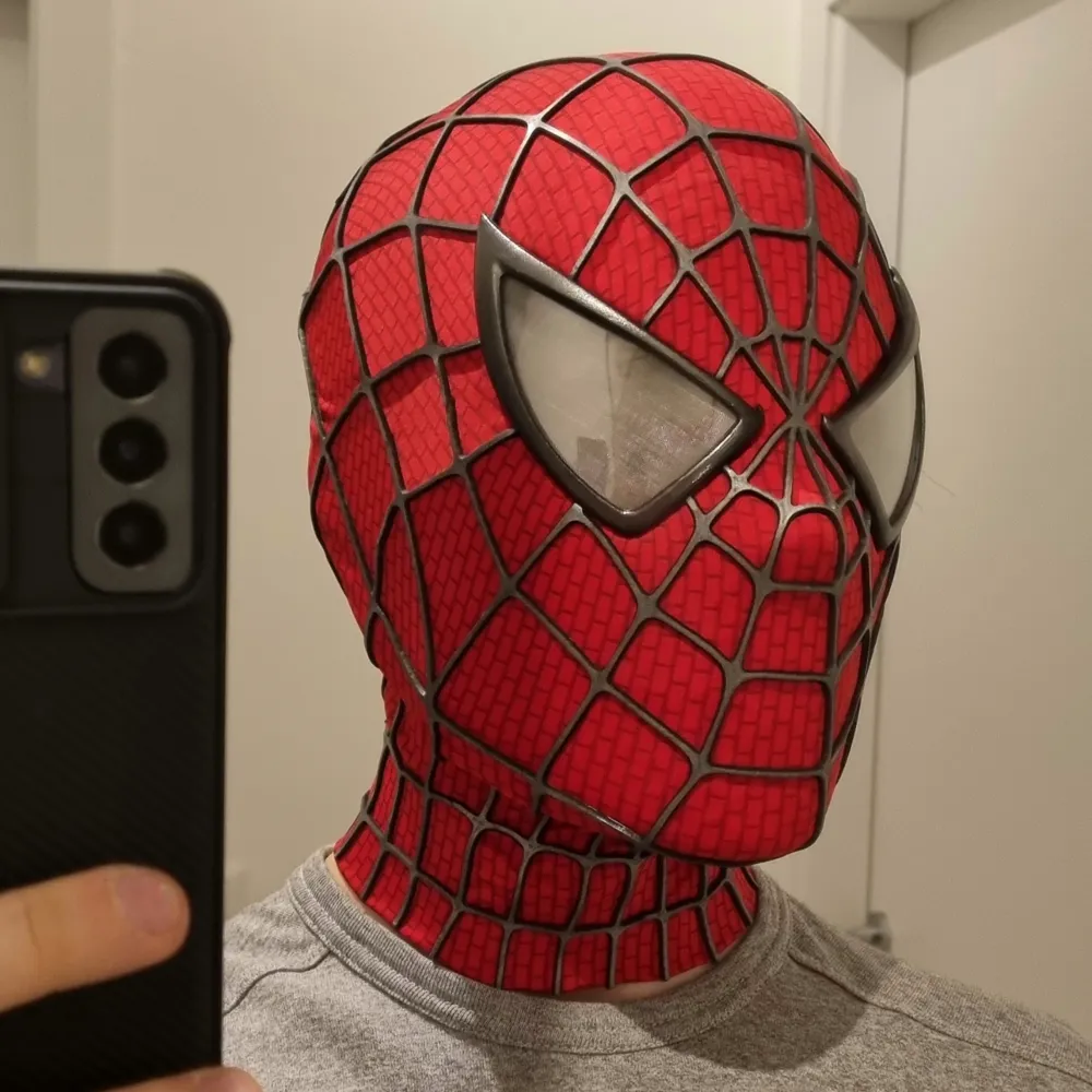 SPIDER-MAN RAIMI FACESHELL + LENS REALISTIC by mirkobuilt3D - MakerWorld