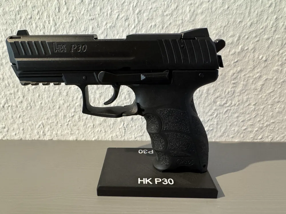 Heckler&Koch P30 Gun Stand - Free 3D Print Model - MakerWorld