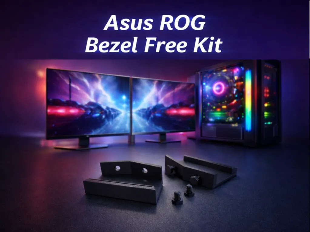 Asus ROG Bezel Free Kit 32 Inch Monitors - Free 3D Print Model - MakerWorld