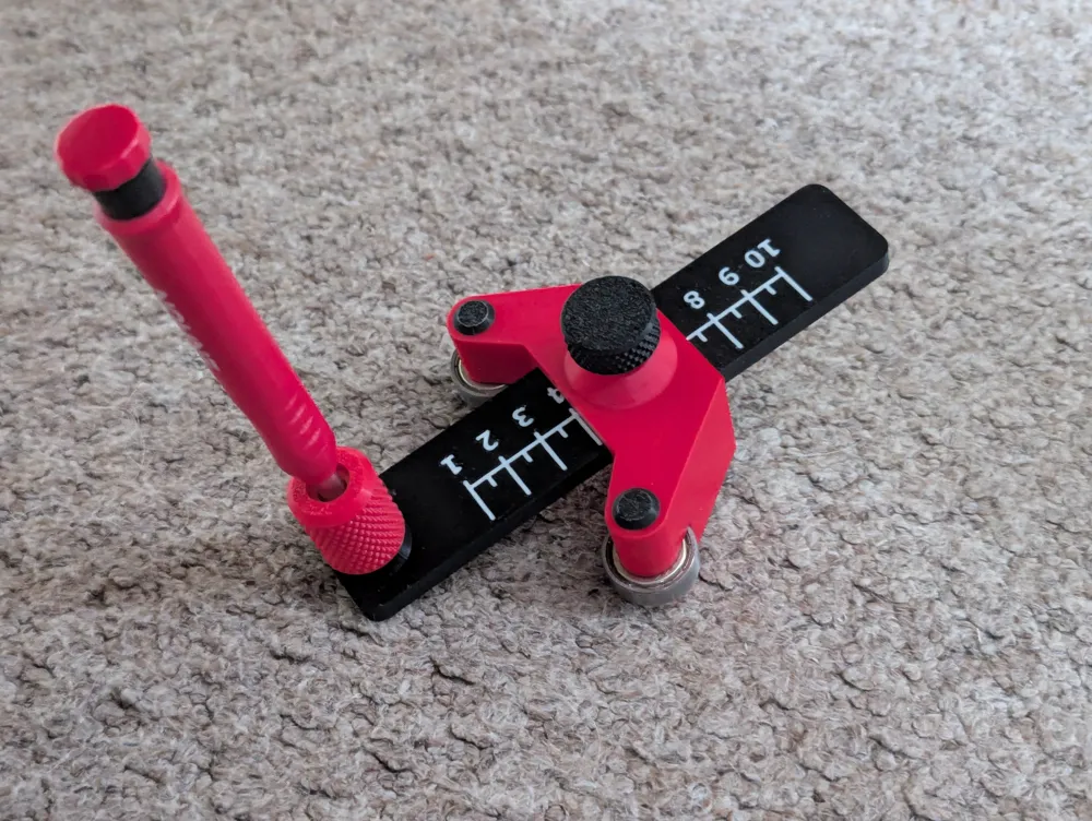 Parallel edge marking tool straight & curved edges - Free 3D Print ...