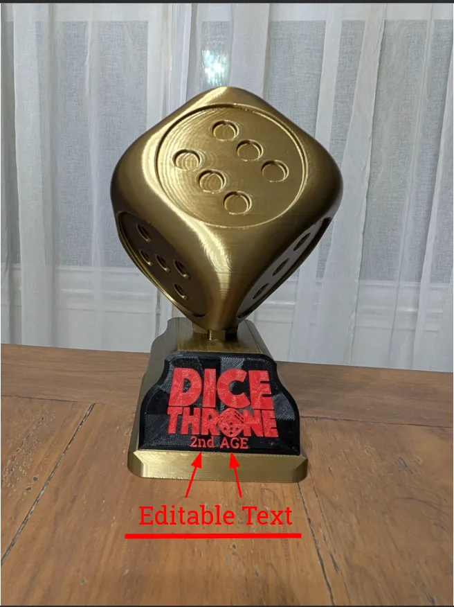 Dice Throne Trophy by Larry Bahr MakerWorld: Download Free 3D Models