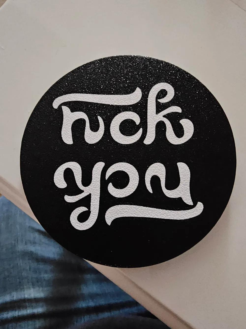 F You Coaster by Smitty092000 - MakerWorld