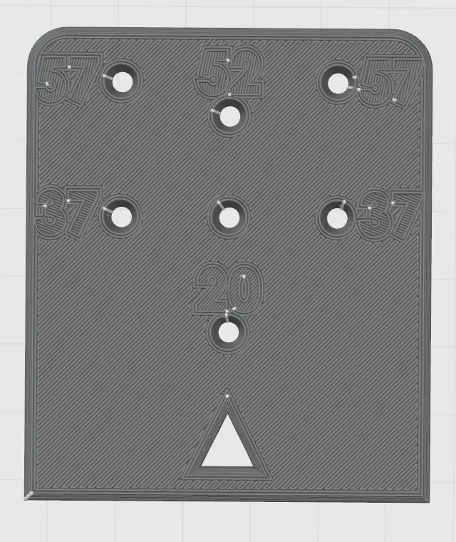 Template for mounting BLUM hinges and Tip-On by Andrii - MakerWorld