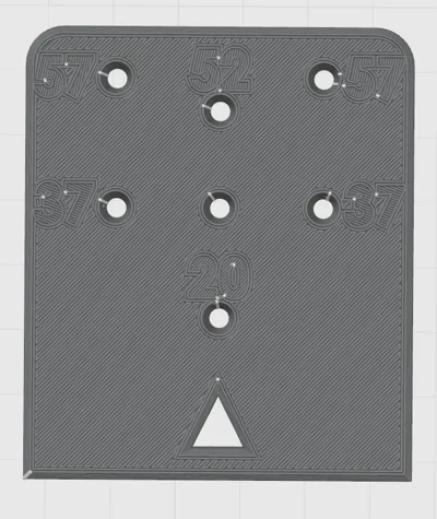 Template for mounting BLUM hinges and Tip-On by Andrii - MakerWorld