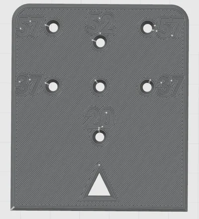 Template for mounting BLUM hinges and Tip-On by Andrii - MakerWorld