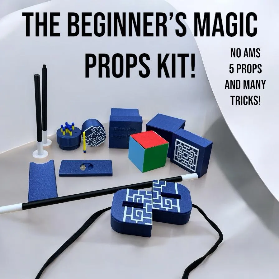 The Beginner’s Magic Props Kit - Free 3D Print Model - MakerWorld