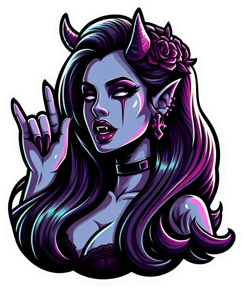 Demon Lady by GamerCouple - MakerWorld