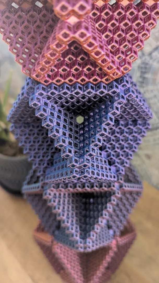 Rhombic Dodecahedron 3D Tiling Fracal by iterati MakerWorld: Download ...