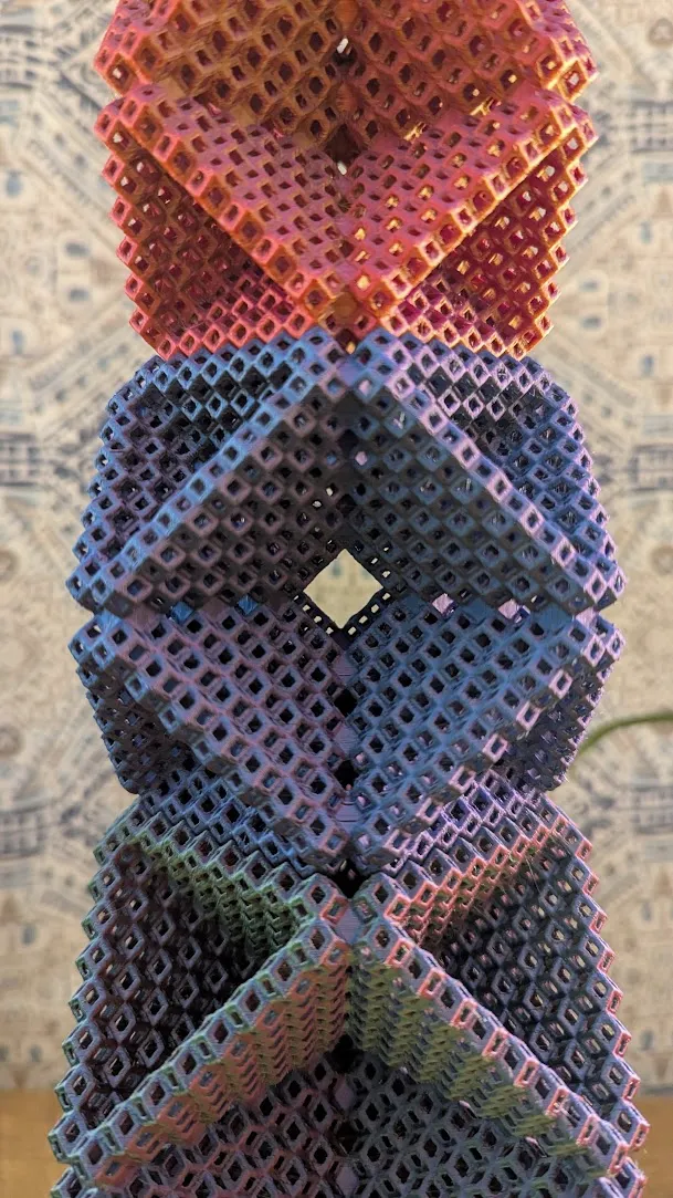 Rhombic Dodecahedron 3D Tiling Fracal by iterati - MakerWorld