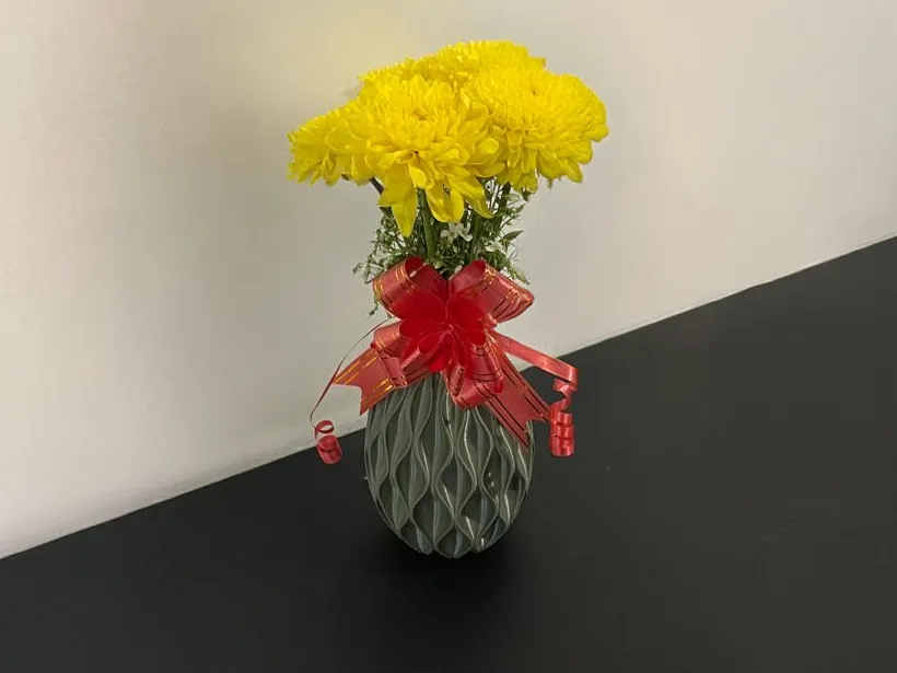 Intricately Designed Flower Vase by Dhruv - MakerWorld