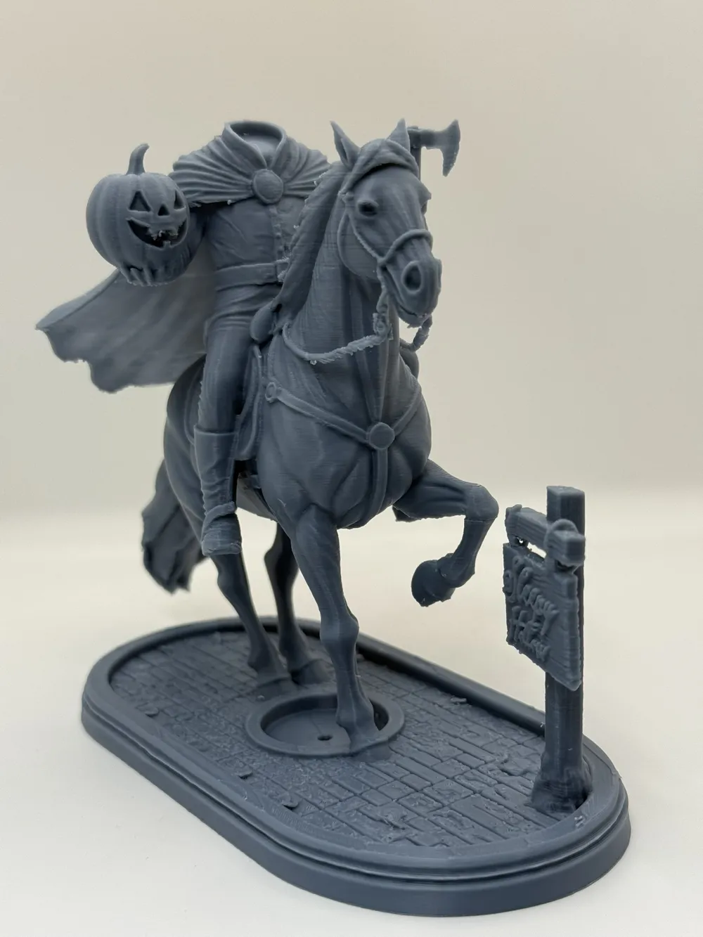 detailed Halloween figure of the Headless Horseman by Mysstra hueforge ...