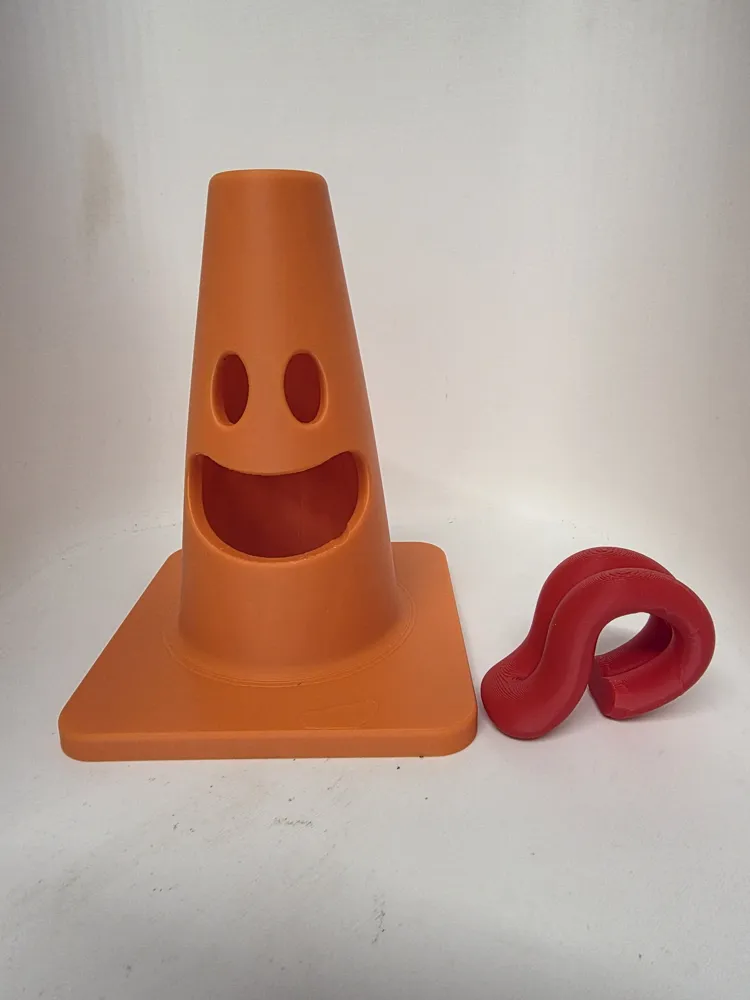 NO AMS CHEEKY TRAFFIC CONE - Free 3D Print Model - MakerWorld