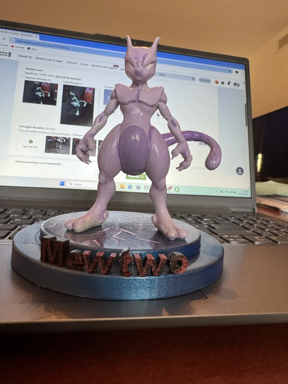 Mewtwo - Free 3D Print Model - MakerWorld
