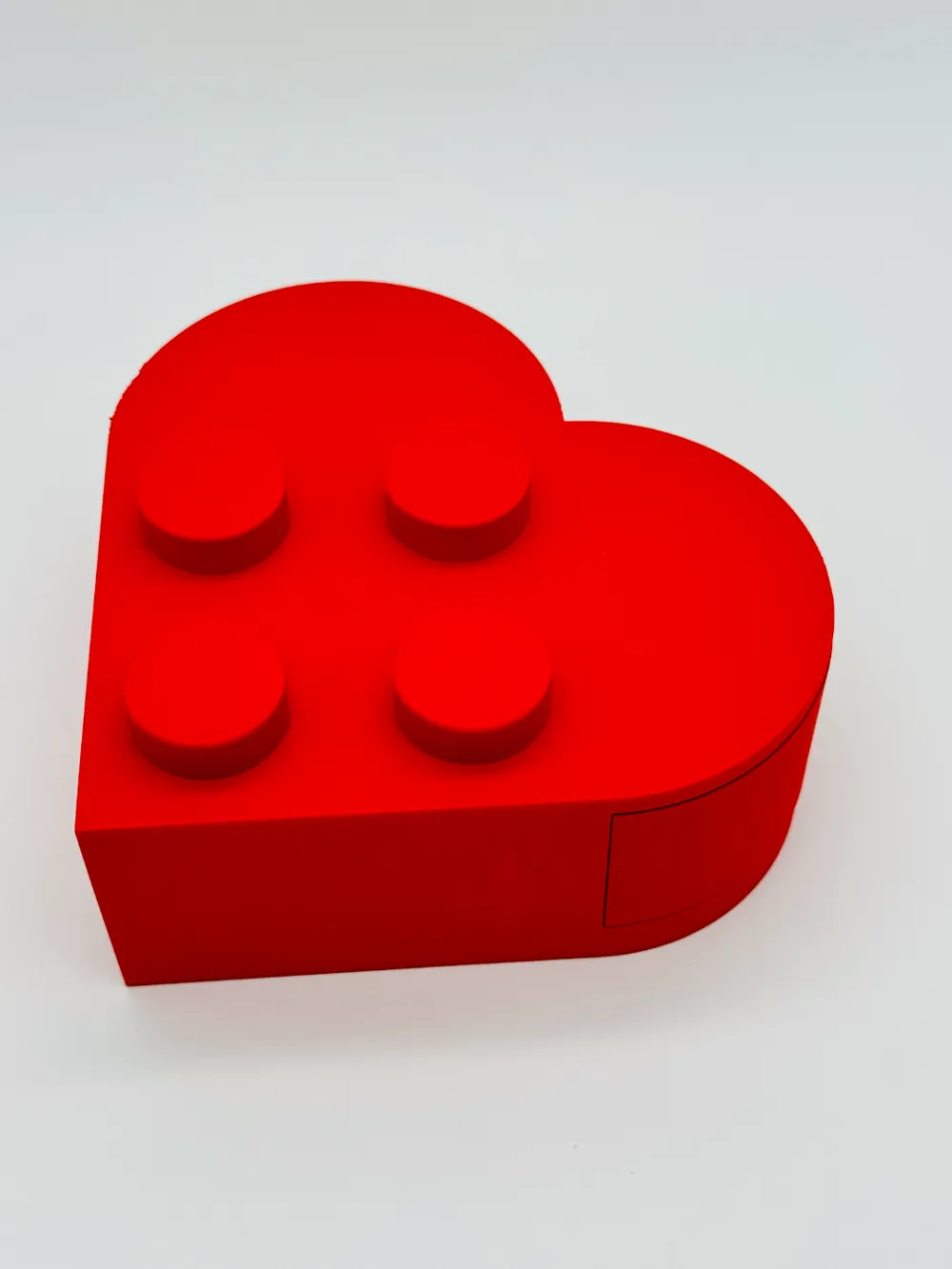 Heart Brick Stackable Desk Box by Iguanahotsauce - MakerWorld
