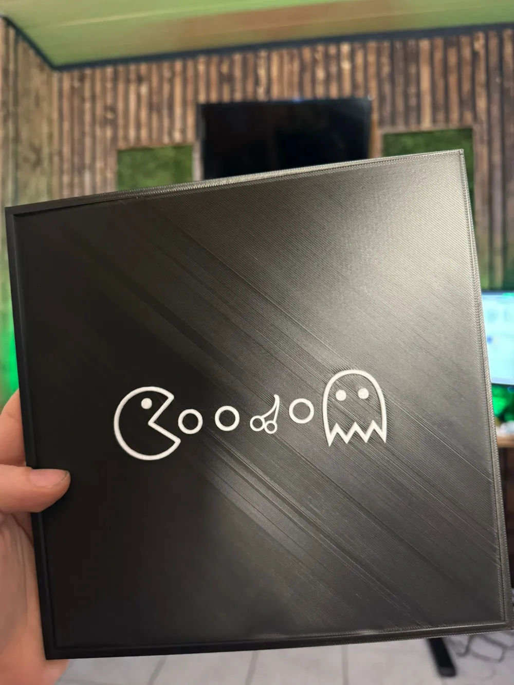 Modern Pacman HueForge 20x20 Poster by RealNationPrint - MakerWorld