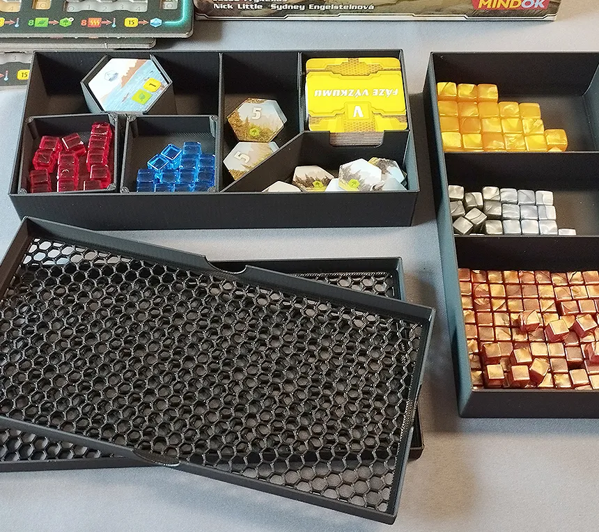 Mars - Ares - Board Game Simple organizer by Lottine - MakerWorld