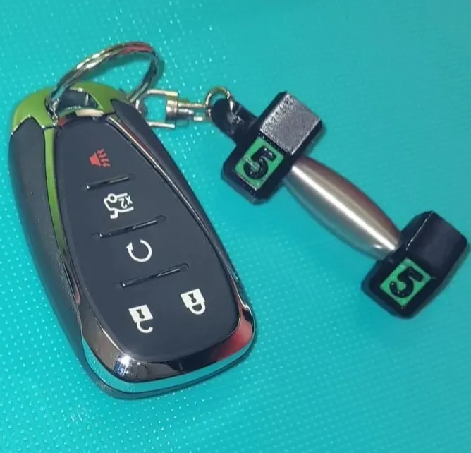 Dumbbell keychain by chuck zrk - MakerWorld