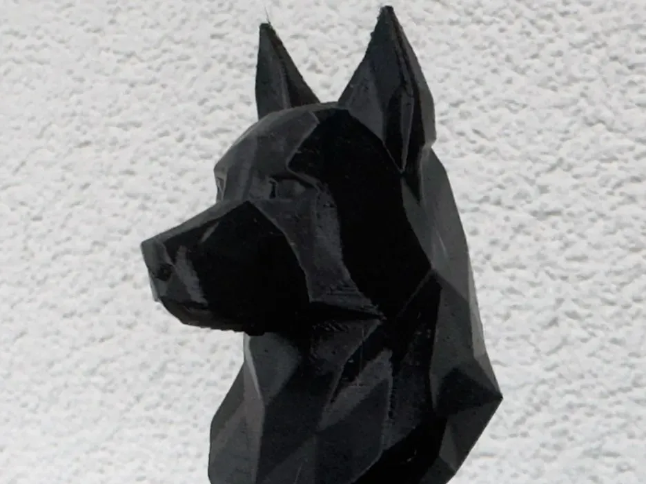 Husky Low poly - Free 3D Print Model - MakerWorld