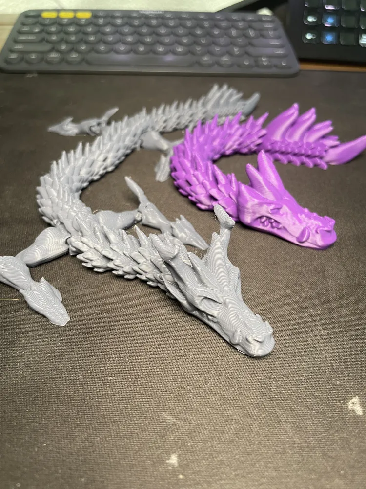 FLEXI FIDGET DRAGON PRINT IN PLACE by PLAGROUND - MakerWorld