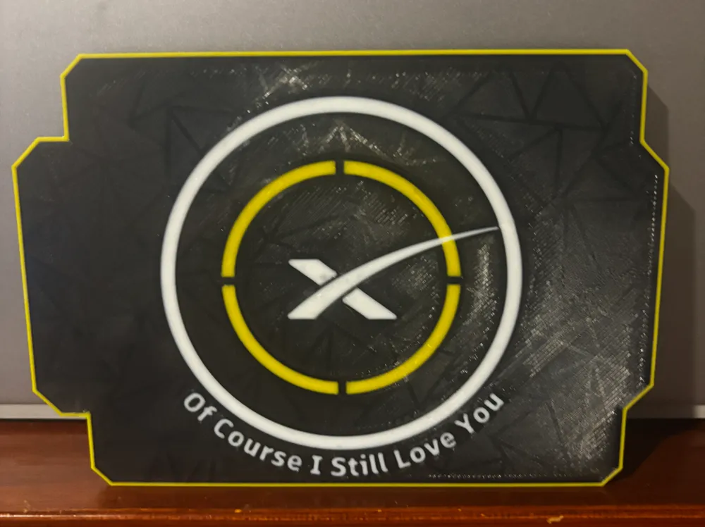 SpaceX OCISLY Flacon 9 DroneShip Display/Coaster by PleasantNoob ...