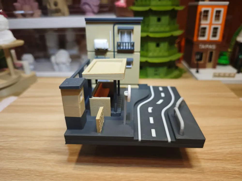 Micro Street Scene Series III – A Street Corner (Architectural Model ...