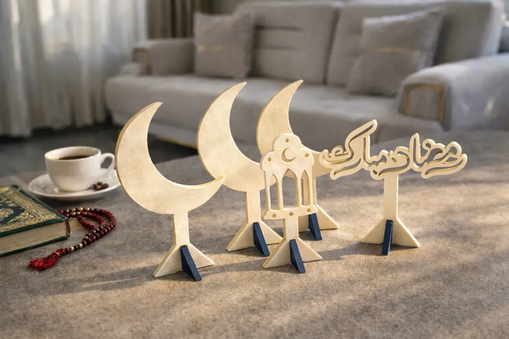 Minimalist Ramadan & Eid Table Decor Set - Ramazan - Free 3D Print ...