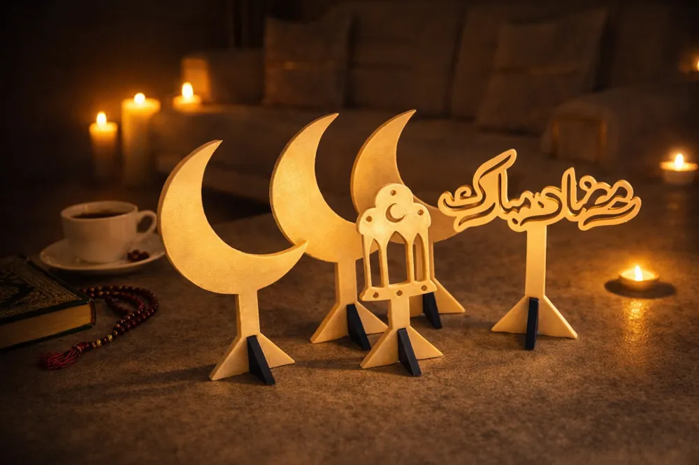 Minimalist Ramadan & Eid Table Decor Set - Ramazan - Free 3D Print ...