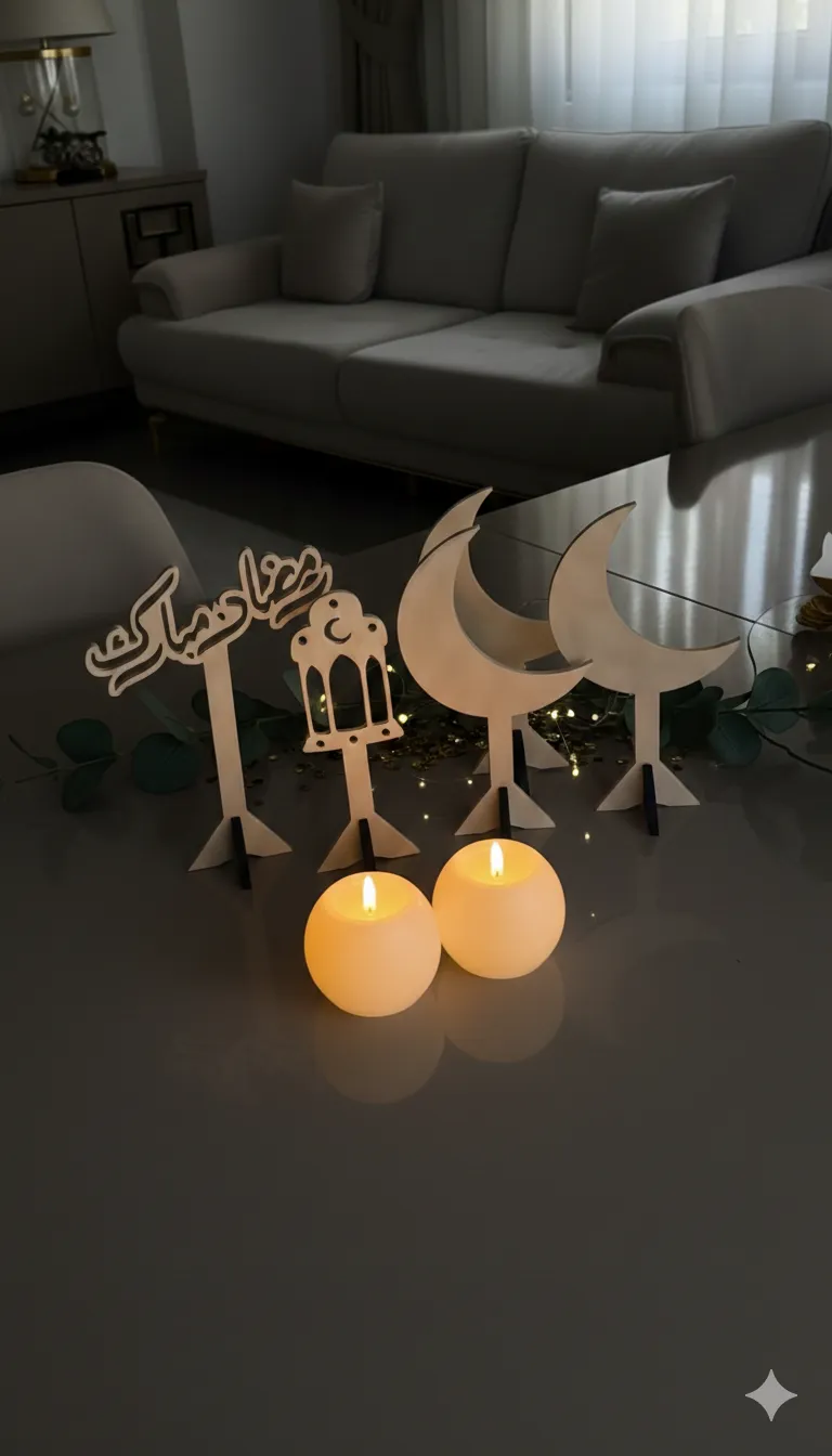 Minimalist Ramadan & Eid Table Decor Set - Ramazan - Free 3D Print ...
