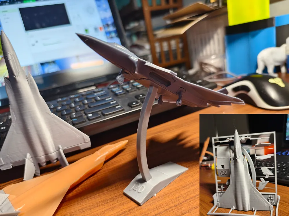 J-20 Assembly Toy by wannawow摆烂猫 MakerWorld: Download Free 3D Models