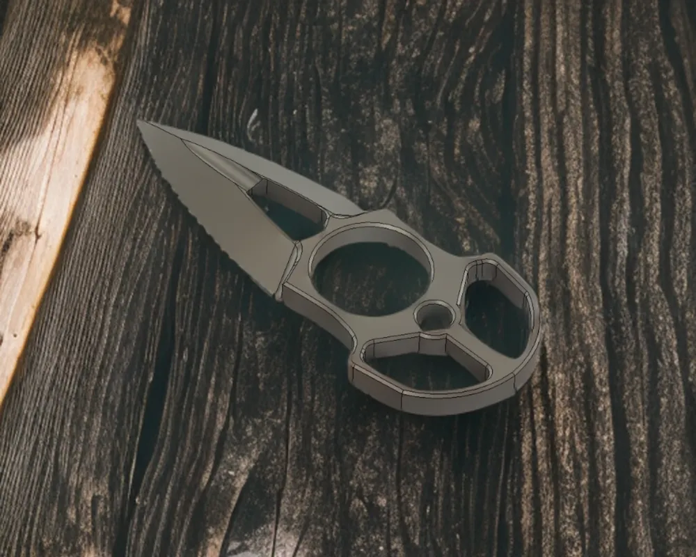 Knuckle Duster Dagger by TheFileForge MakerWorld: Download Free 3D Models
