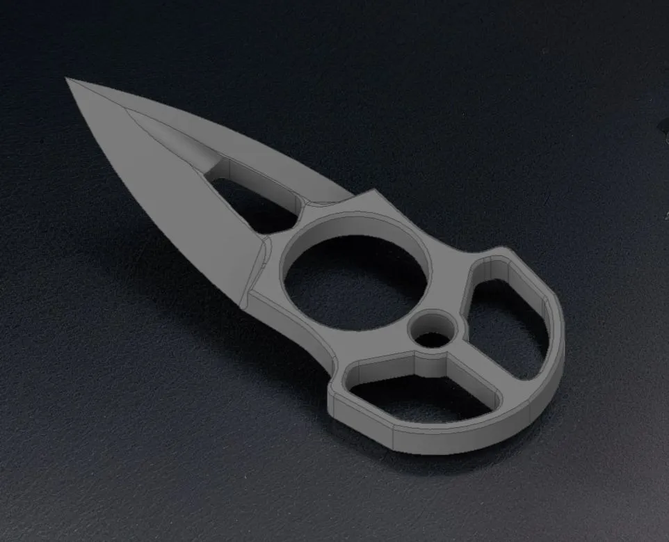 Knuckle Duster Dagger by TheFileForge MakerWorld: Download Free 3D Models