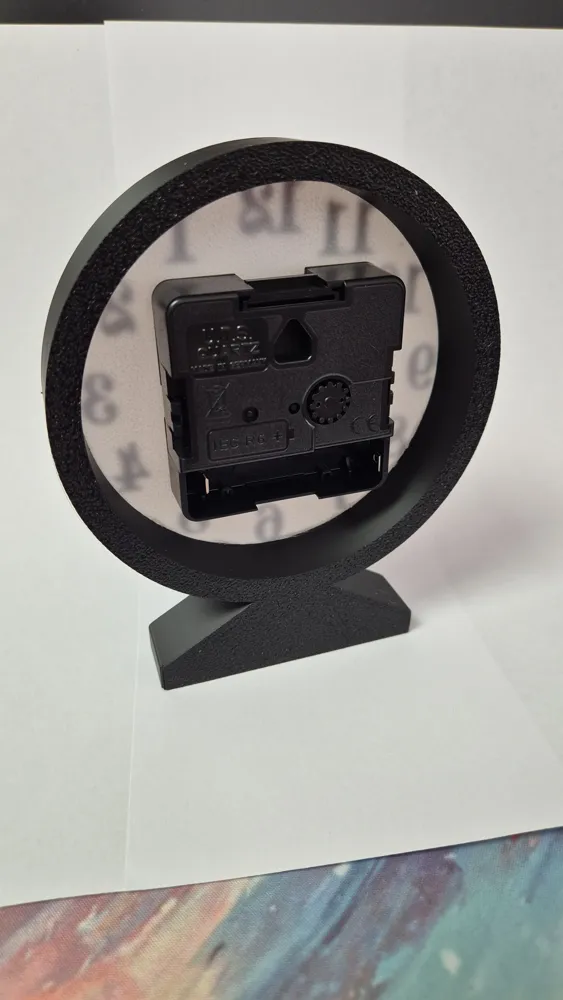 Simple Desk Clock - Skeleton Middlefinger by Zodiac - MakerWorld