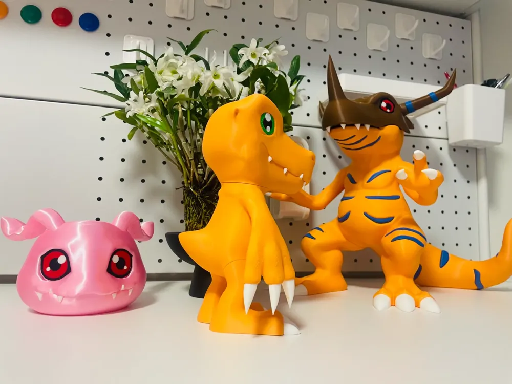 Remasterización: Digimon - Agumon (Ensamblaje por Colores) por 手残的Leo ...