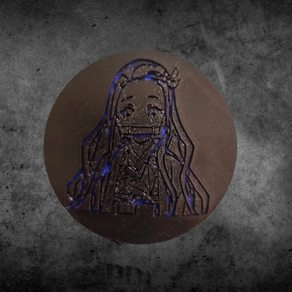 Nezuko Coaster Demon Slayer by Drew - MakerWorld