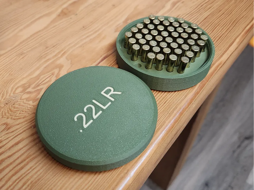 22LR 50 Round Tactical Holder by Carter MakerWorld: Download Free 3D Models