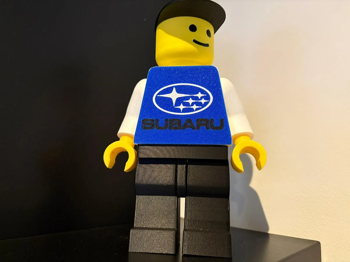 Brickman Subaru 20cm Figure 500% - Free 3D Print Model - MakerWorld