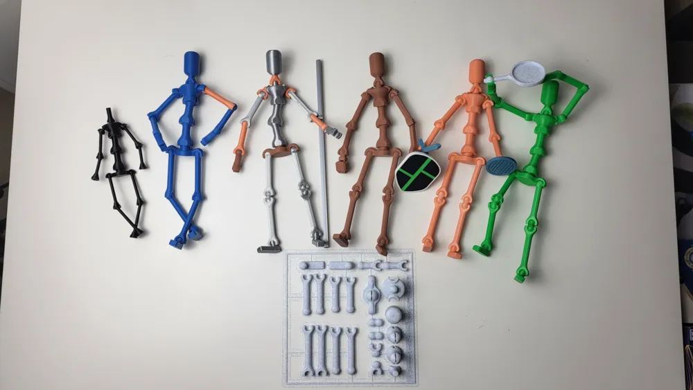 Stick Man Joint figure | Core - Zero by SavageLau MakerWorld: Download ...