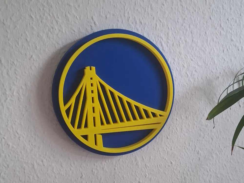 Golden State Warriors Sign - Free 3D Print Model - MakerWorld