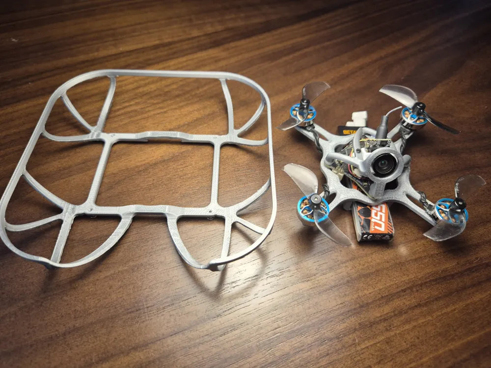 LIGHT small tiny whoop fpv drone frame prop guards by Lucas-Dynamics ...
