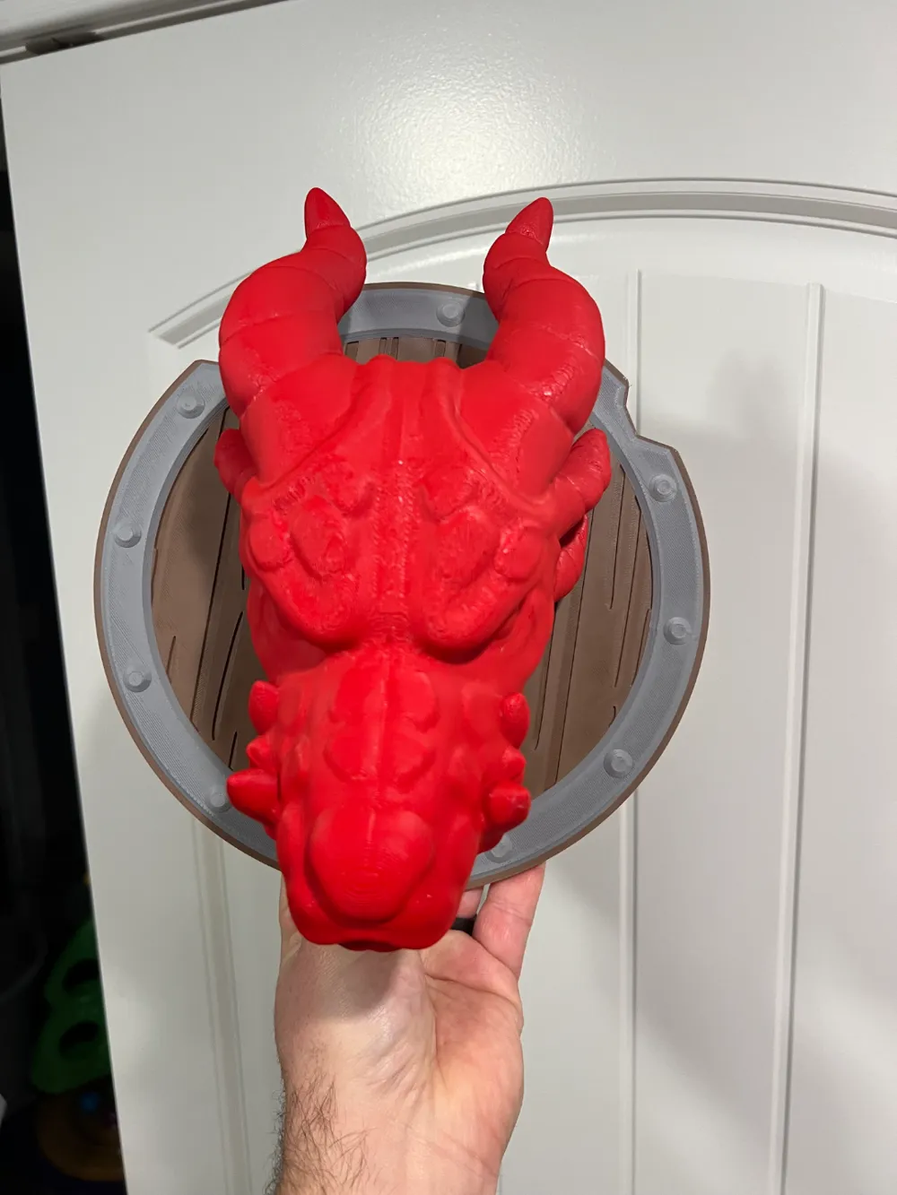Kobold Dragon Mounted Head Remixed by thatcaddad - MakerWorld