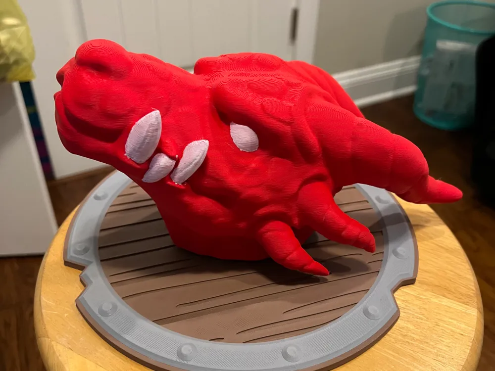 Kobold Dragon Mounted Head Remixed by thatcaddad - MakerWorld