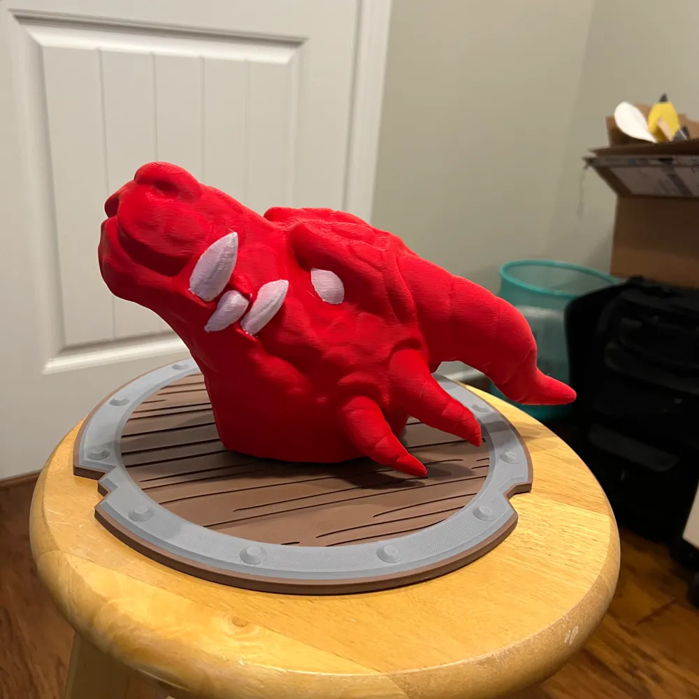 Kobold Dragon Mounted Head Remixed by thatcaddad - MakerWorld