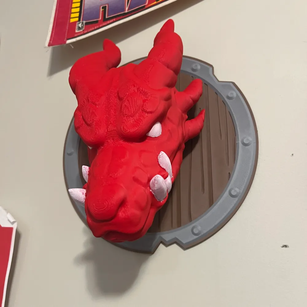 Kobold Dragon Mounted Head Remixed by thatcaddad - MakerWorld