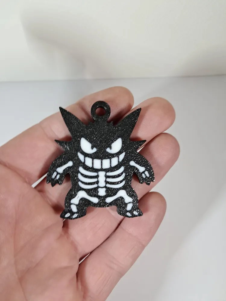 Gengar Skeleton Keychain Series by World of prints MakerWorld: Download ...