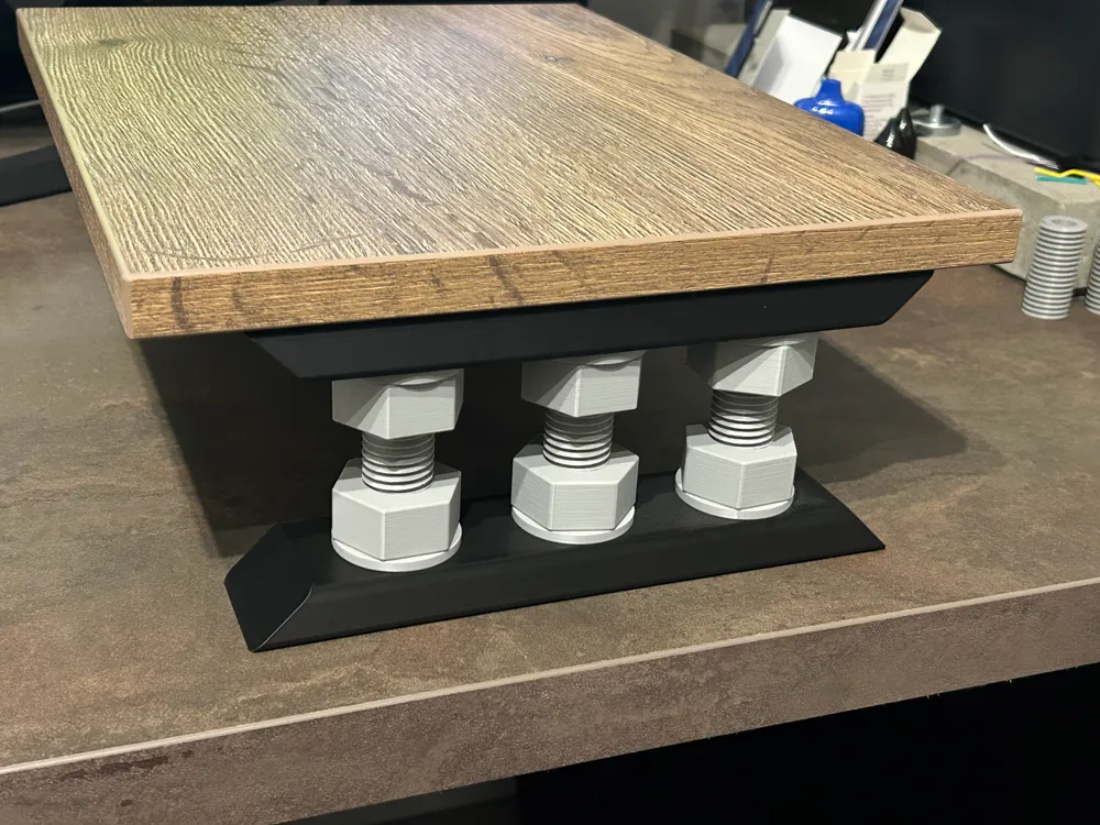 industrial style monitor riser/ stand by Nik17 MakerWorld: Download ...