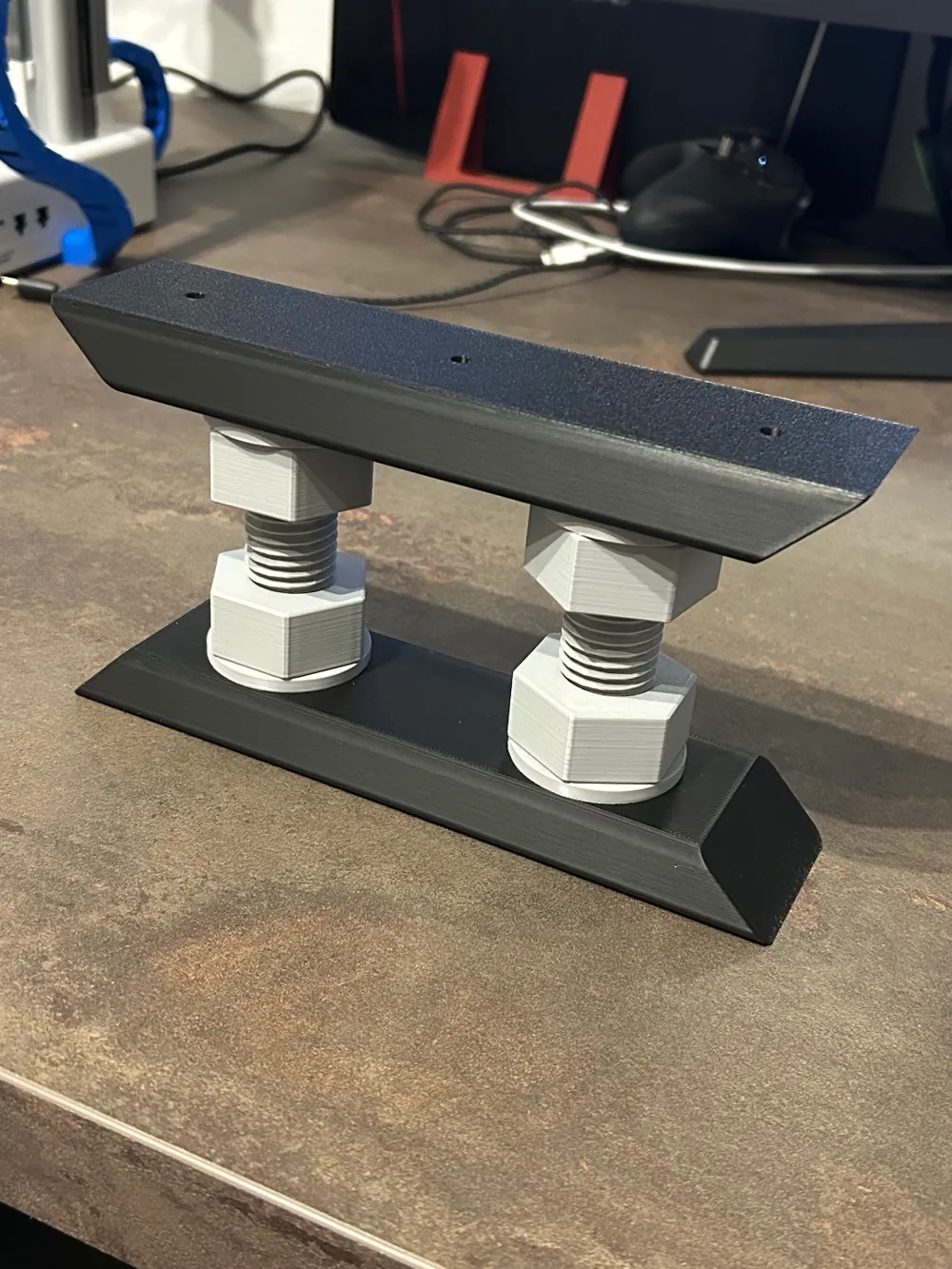 industrial style monitor riser/ stand by Nik17 MakerWorld: Download ...
