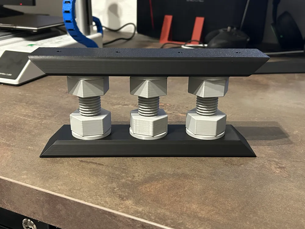 industrial style monitor riser/ stand by Nik17 MakerWorld: Download ...